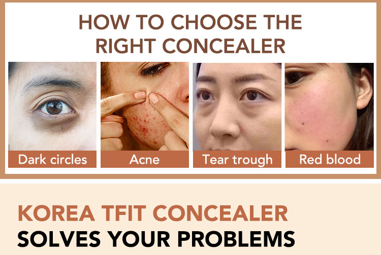 Korea TFIT Tri-color Concealer