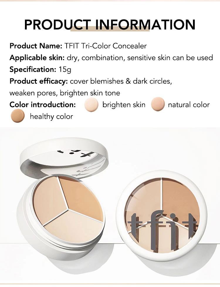 Korea TFIT Tri-color Concealer