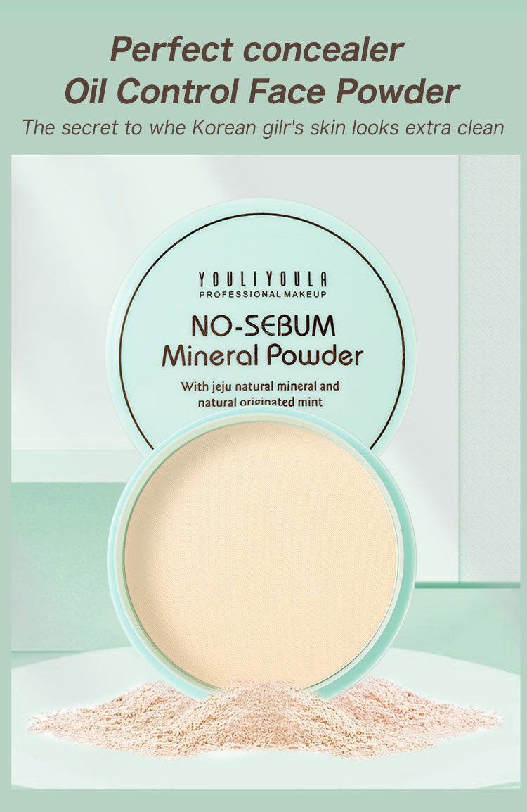 Perfect concealer Oil Control Face Powder-Matte Poreless Dry Wet Dual-Use